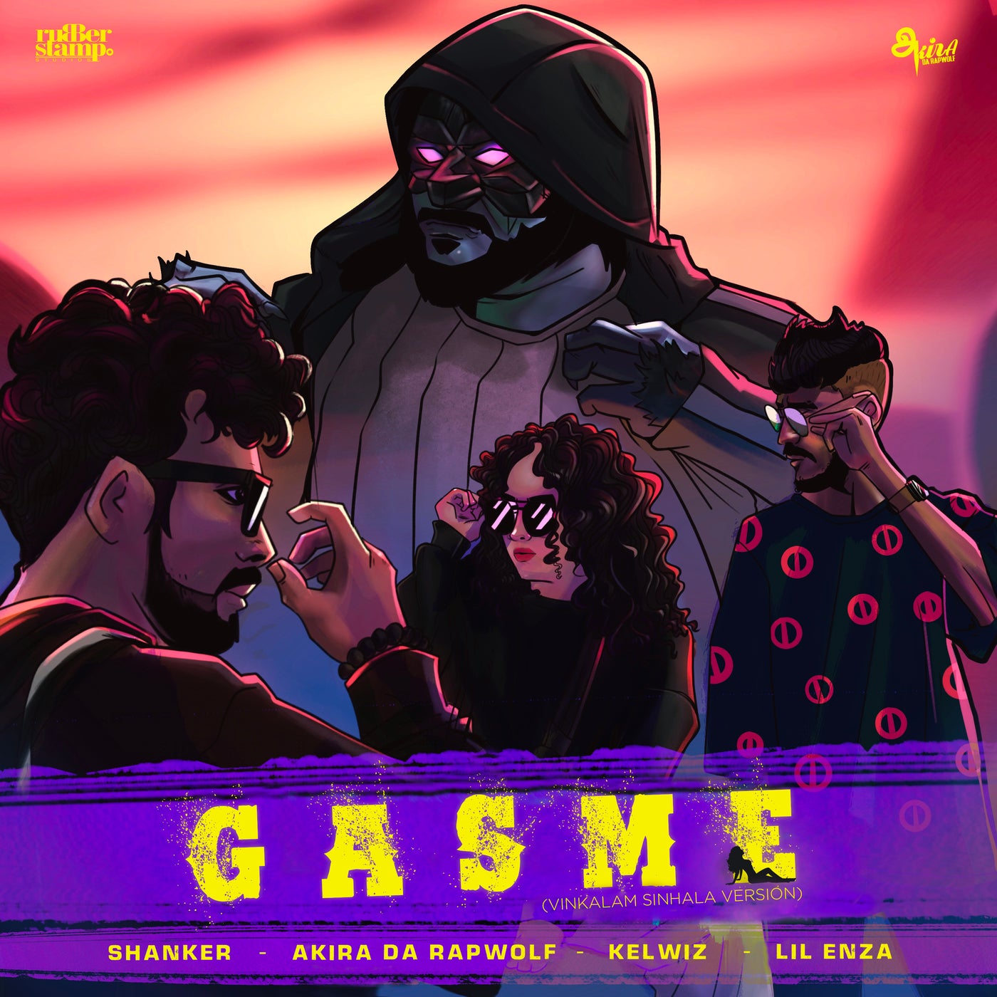 Gasme (Vinkalam Sinhala Version) by Lil EnZa, Kelwiz, Akira Da Rapwolf ...