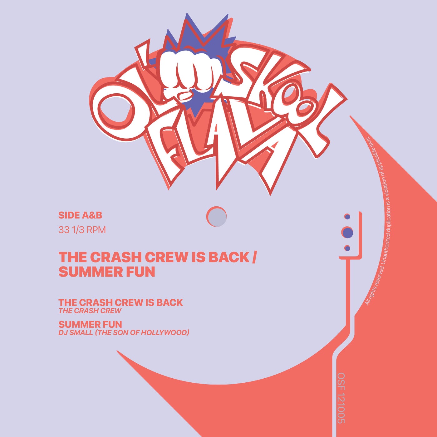The Crash Crew Is Back / Summer Fun by The Crash Crew and DJ Small ...
