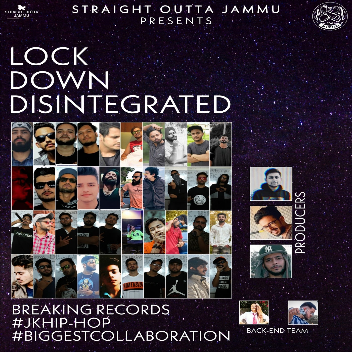Worlds Biggest Rap Collaboration by Spidy j, Rapper Dk, G-One Police ...