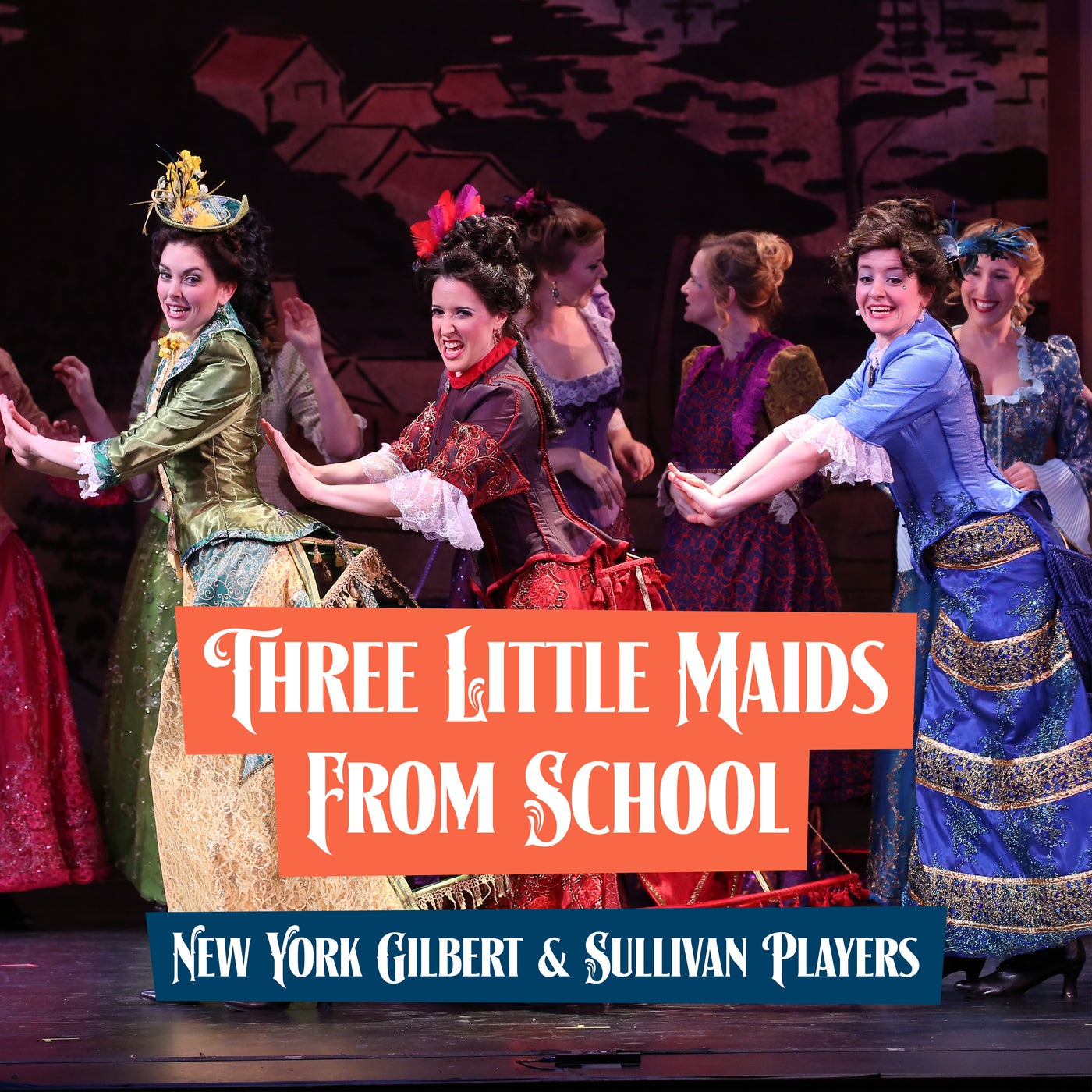 The Mikado - Three Little Maids From School by New York Gilbert and ...