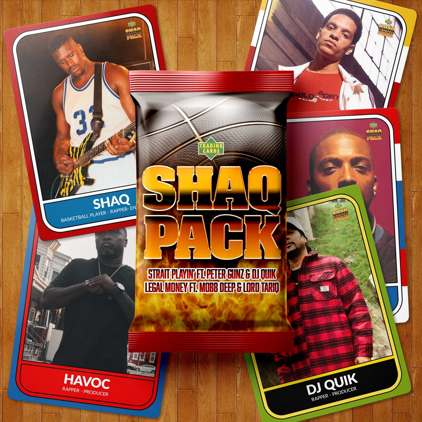 SHAQ Pack by DJ Quik, David Blake, Peter Gunz, Shaquille O'Neal, George ...