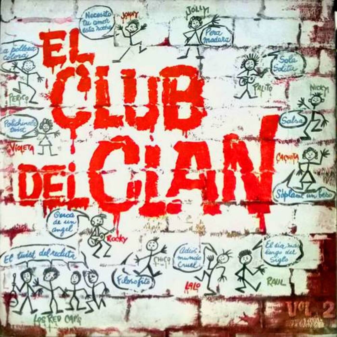 El Club del Clan, Vol. 2 by Los Red Caps, Jolly Land, Johny Tedesco ...