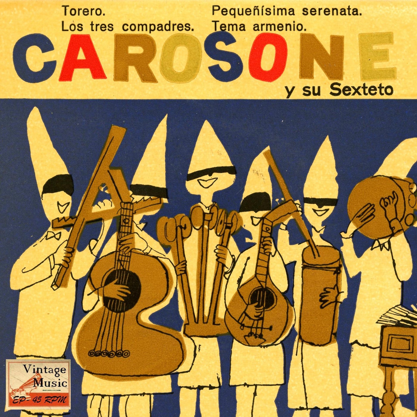 Vintage Italian Song Nº8 - EPs Collectors "Carosone Torero" by Renato ...