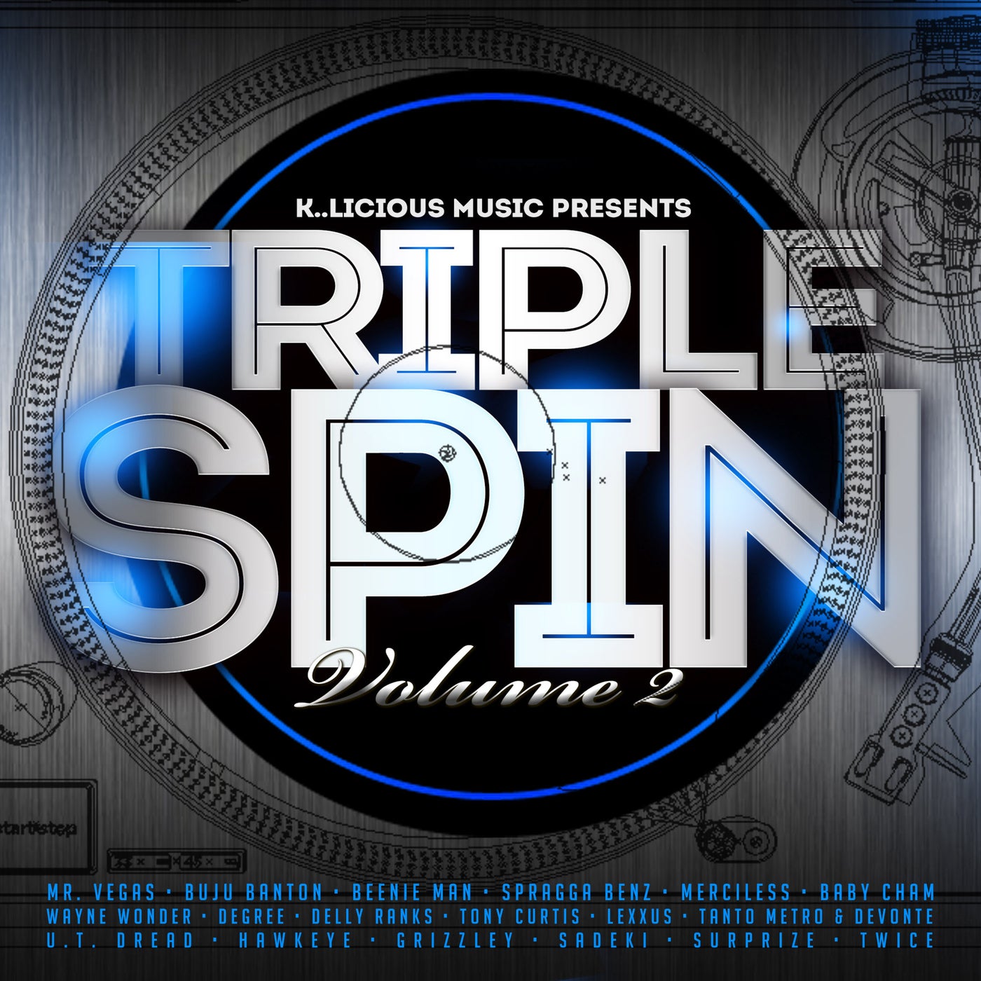 Triple Spin, Vol. 2 by Tony "CD" Kelly, Delly Ranks, Merciless, Degree ...