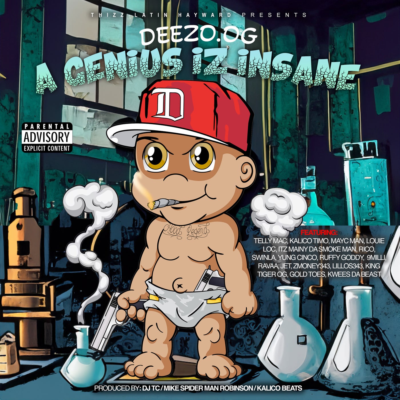 A genius iz insane by Deezo.OG, Kalico Timo, Telly Mac, Mayc Man, Louie ...
