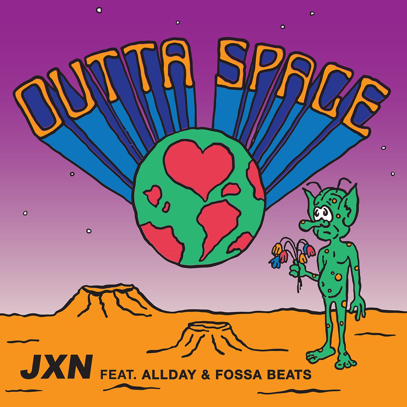 Outta Space (feat. Allday & Fossa Beats) by Allday, Fossa Beats and JXN ...