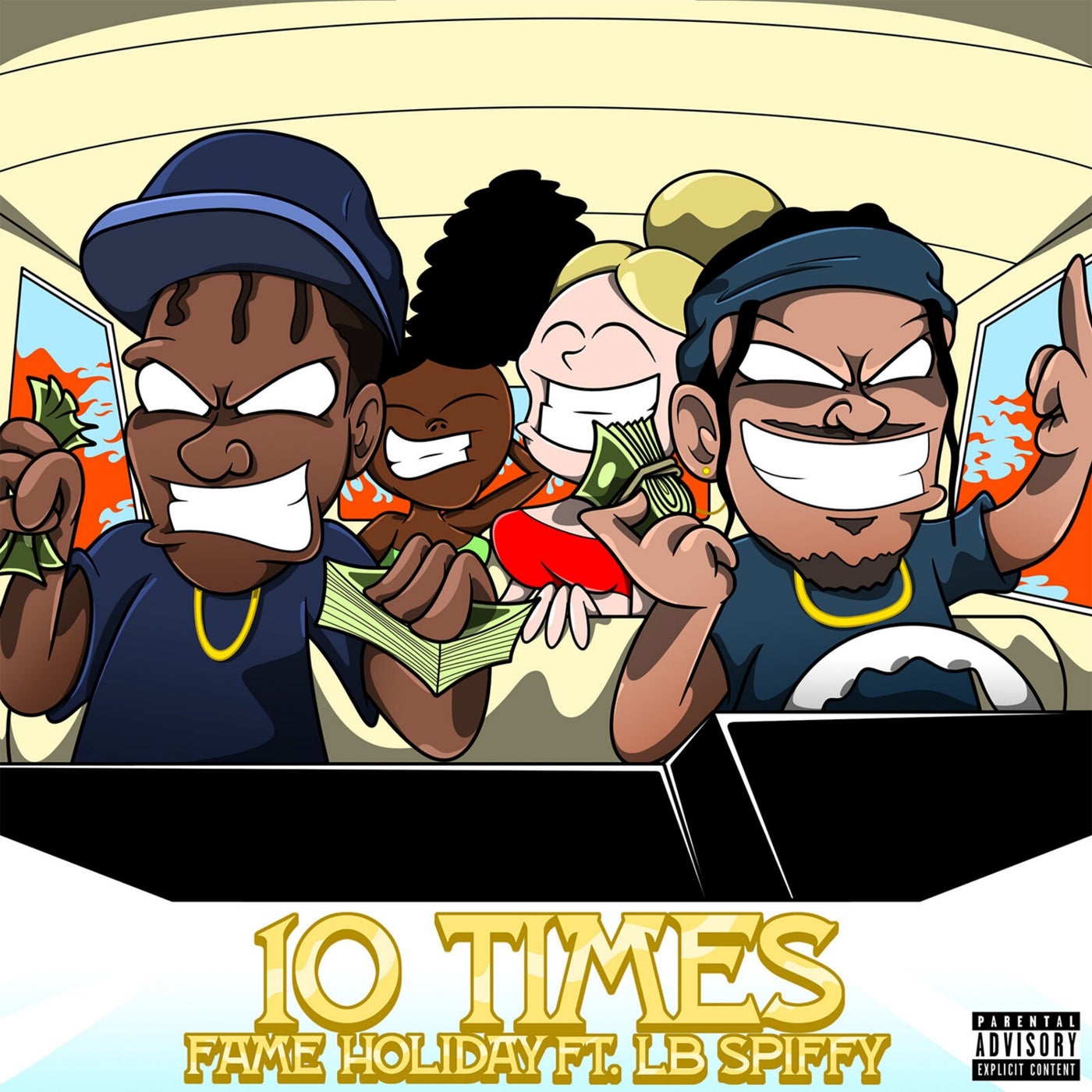 10 Times (feat. LB SPIFFY) (feat. LB SPIFFY) by LB SPIFFY and Fame ...