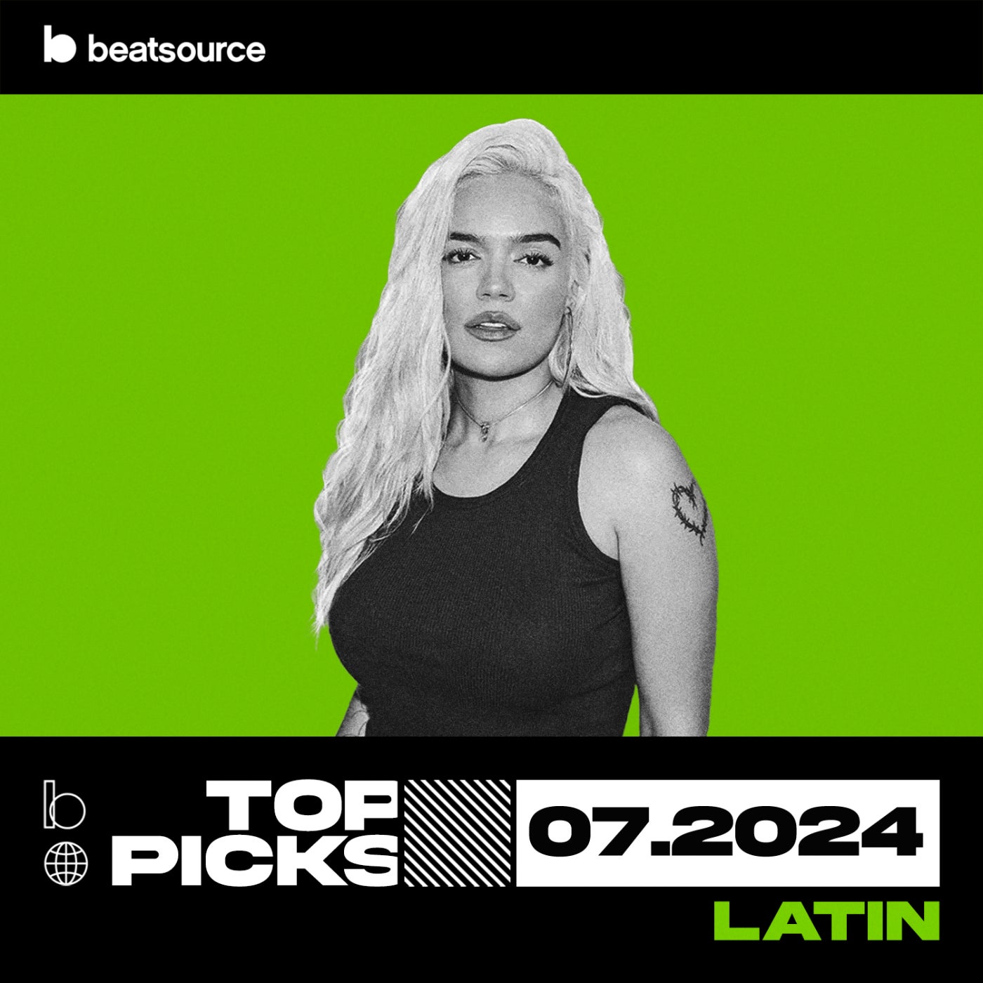 Latin Top Picks July 2024 Playlist for DJs on Beatsource