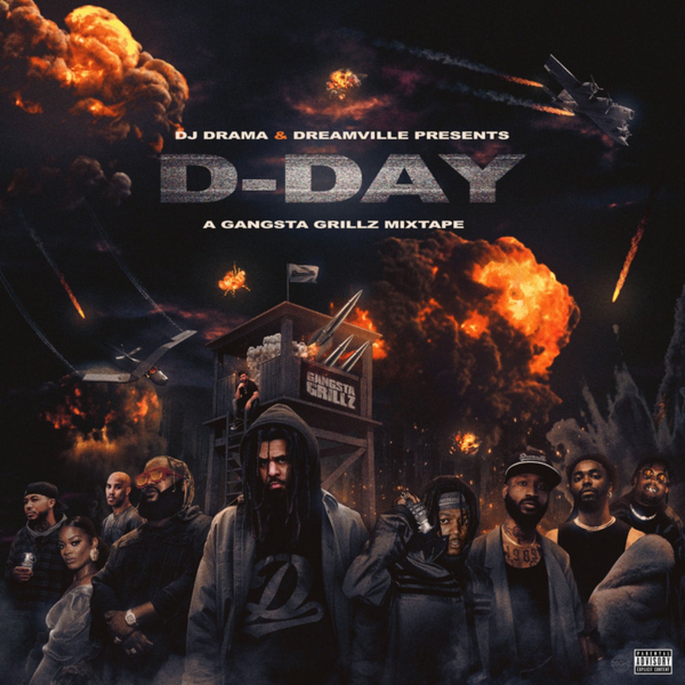 D-Day: A Gangsta Grillz Mixtape by J. Cole, Dreamville, JID, Sheck Wes ...
