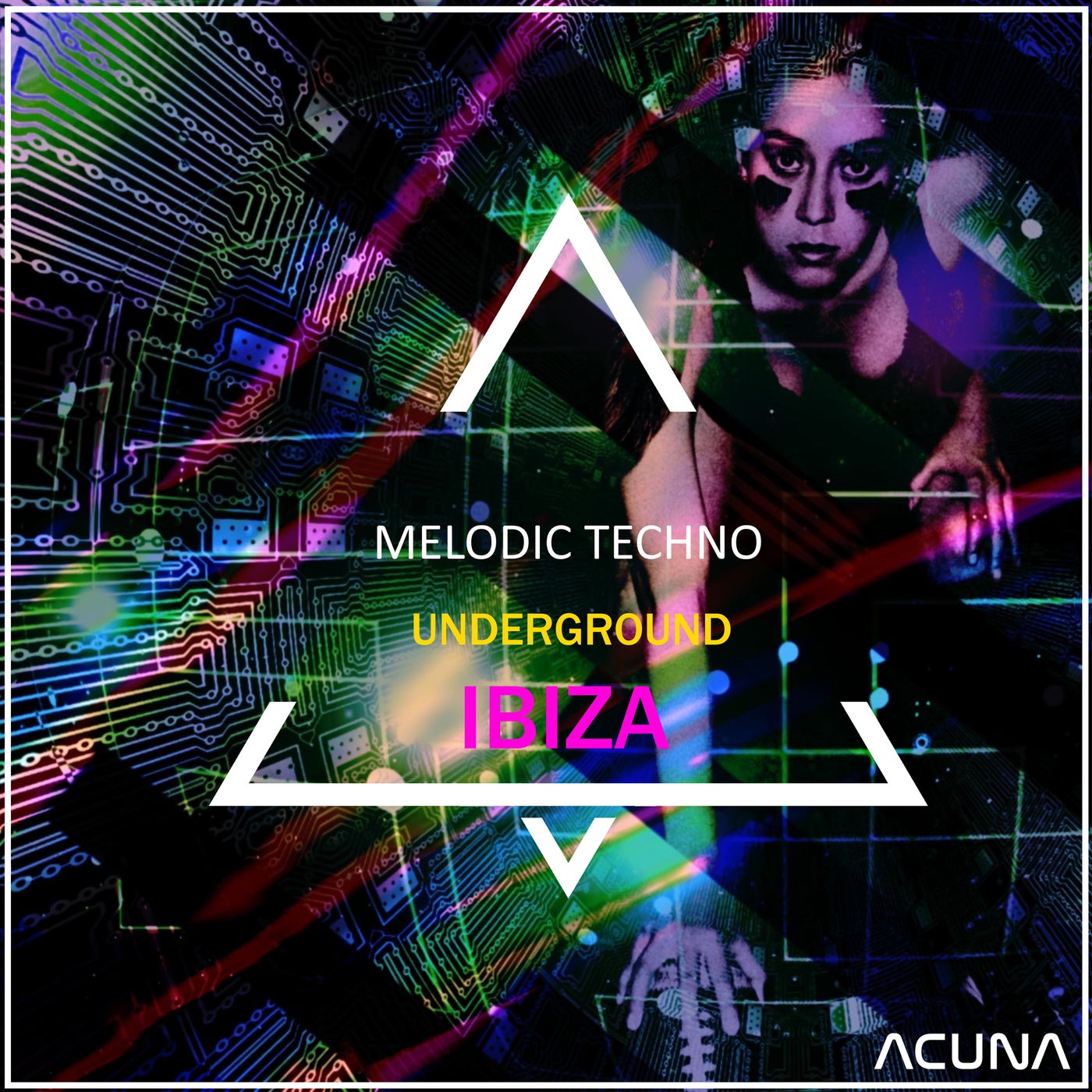 Melodic Techno Underground Ibiza by Q-Busta, Sadok Ben, Lacandon, Chase York, Cait James, Bobby ...