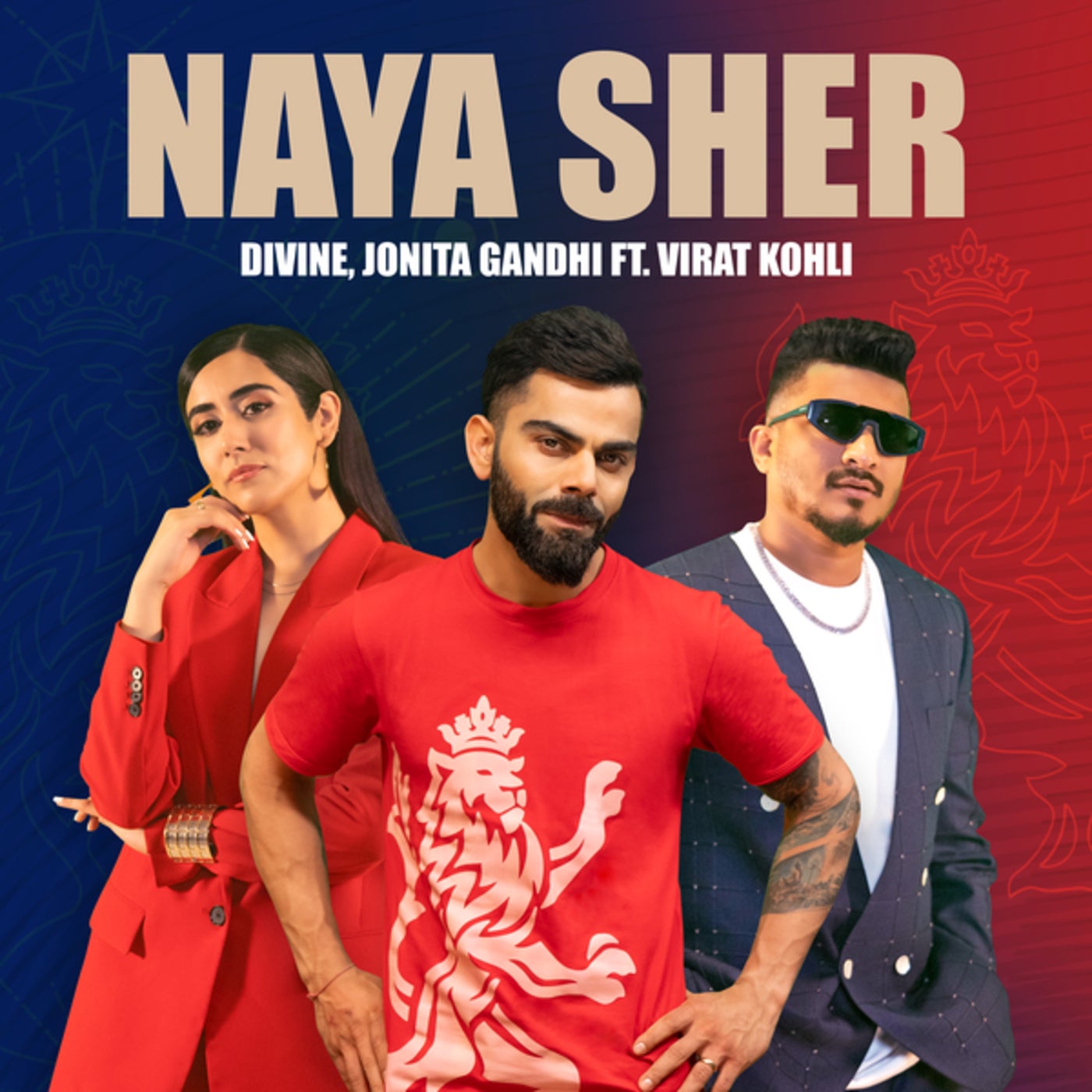 Naya Sher (Punjabi Edit) by Divine, Jonita Gandhi and Virat Kohli on ...