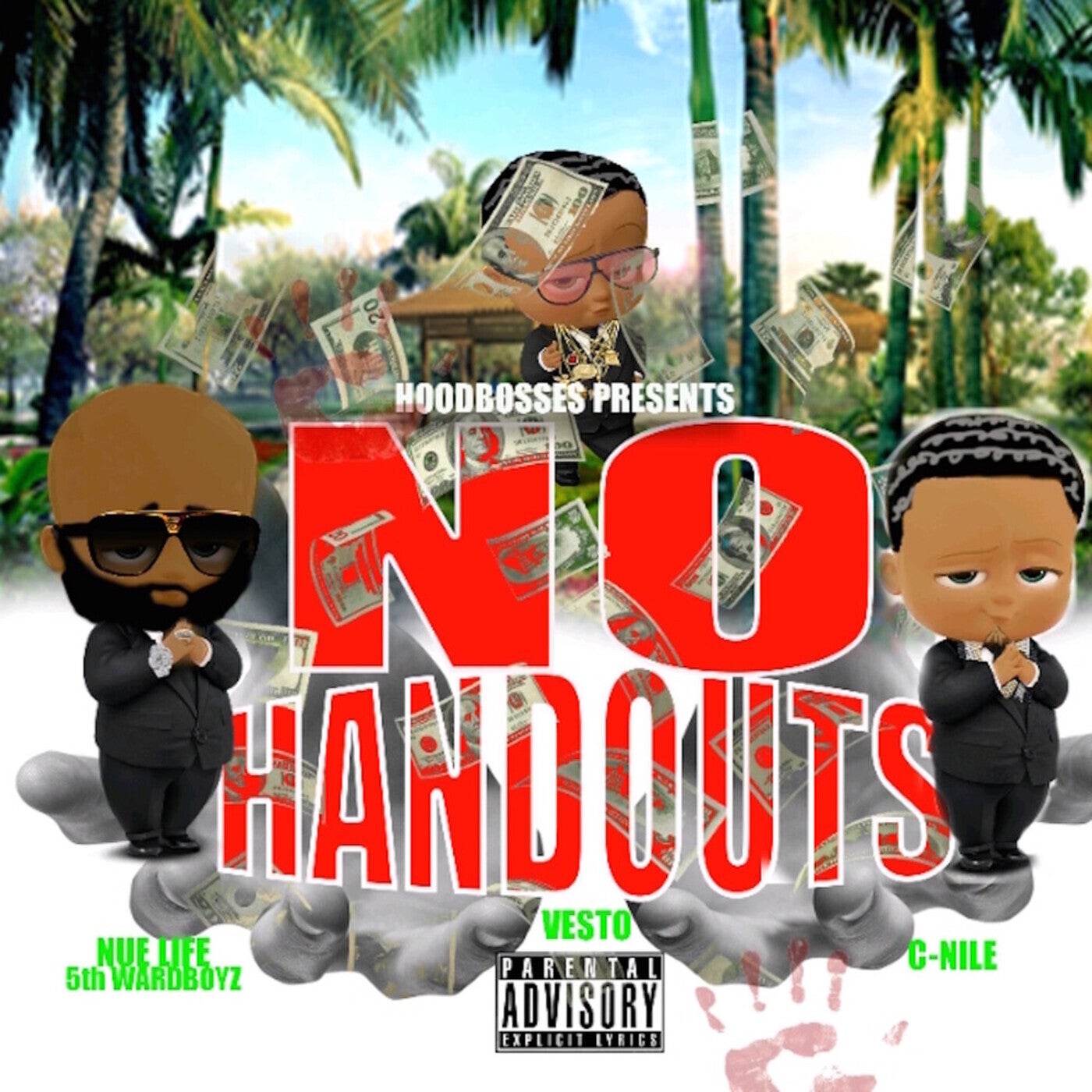 No Hand Outs by Hood Bosses and Nue Life 5th Ward Boys on Beatsource