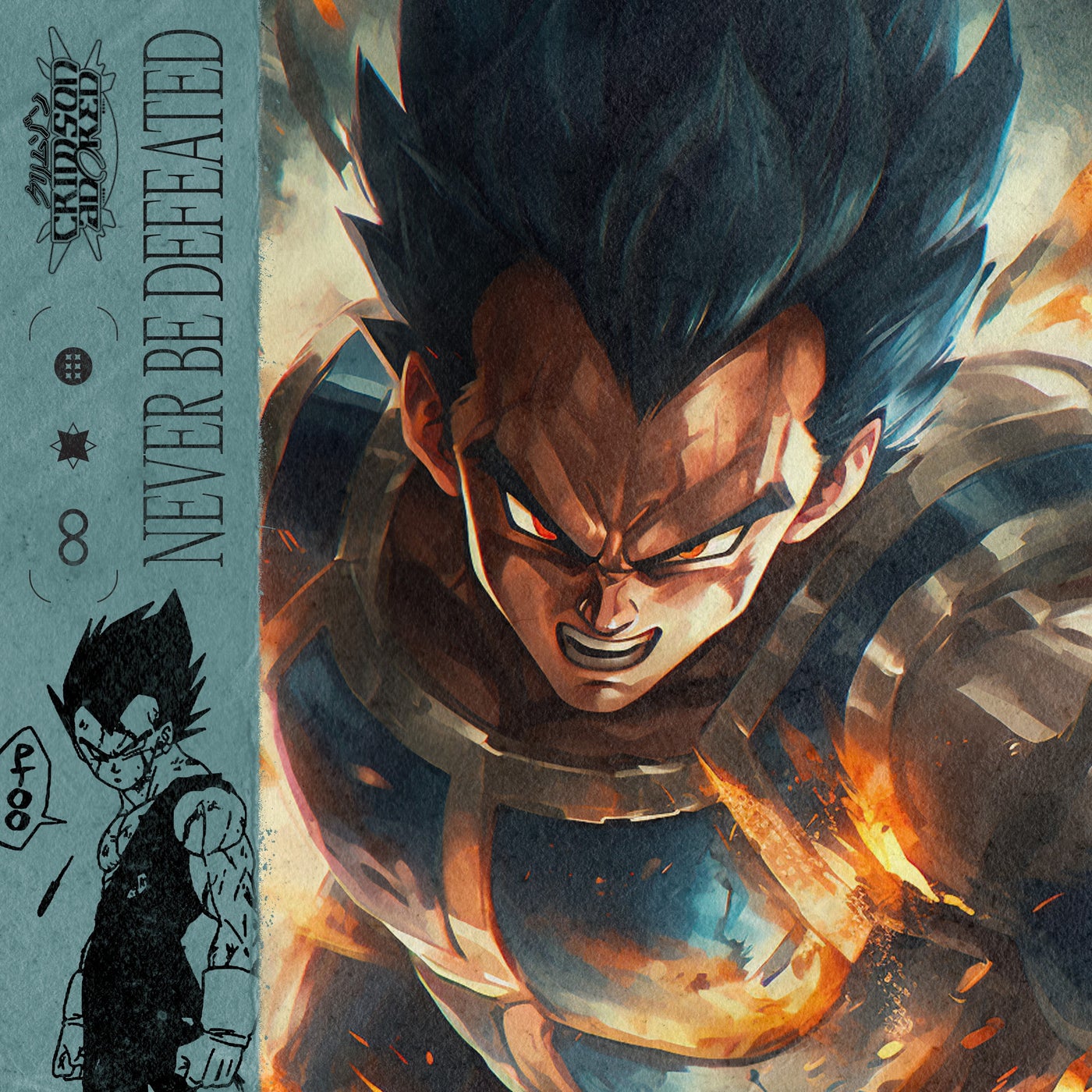 Never Be Defeated (Vegeta Song) by Crimson and Villainous on Beatsource