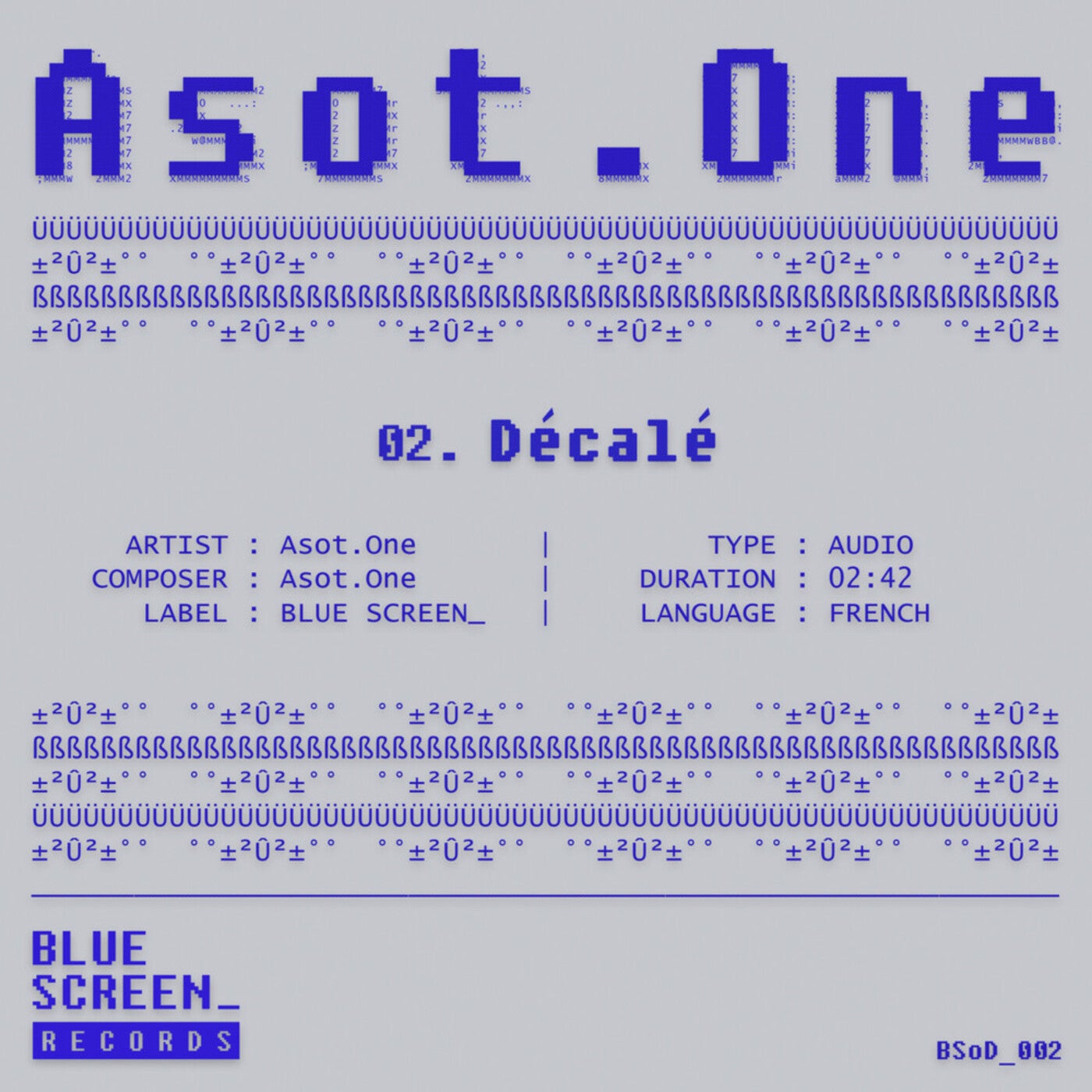 Décalé by Asot.One on Beatsource